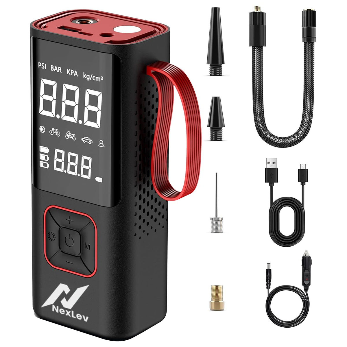 Nexlev AER Pro Max TIC-04: The Ultimate Cordless & Corded Tyre Inflator ...