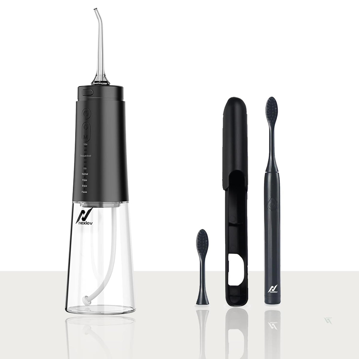 Combo of Dental Flosser & Electric Toothbrush | Nexlev Store