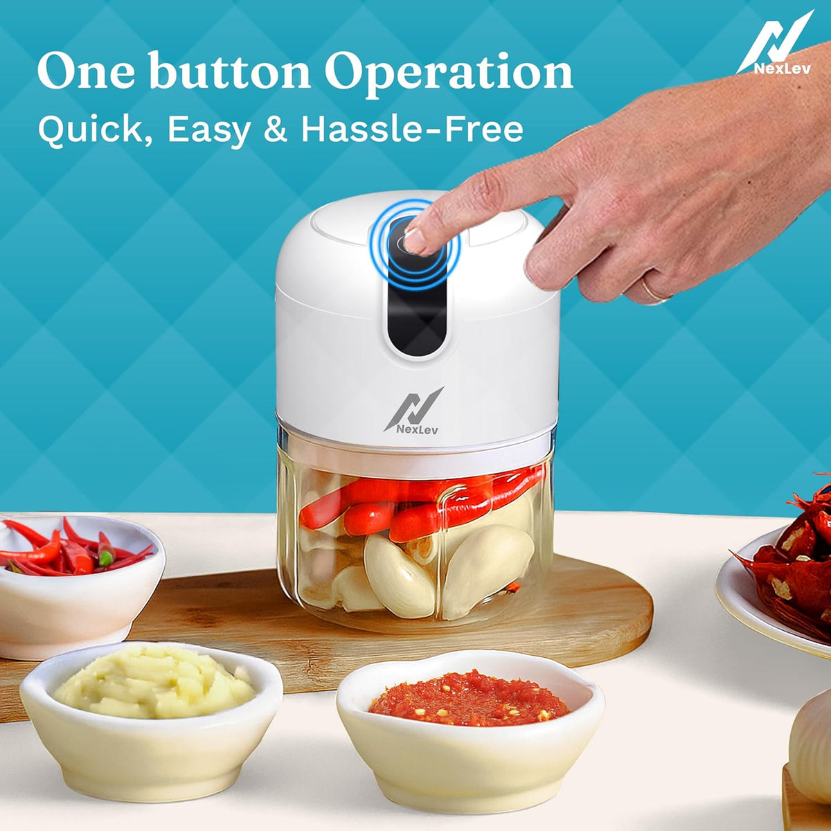 NexLev Mini Electric Chopper MC-01 | Nexlev Store